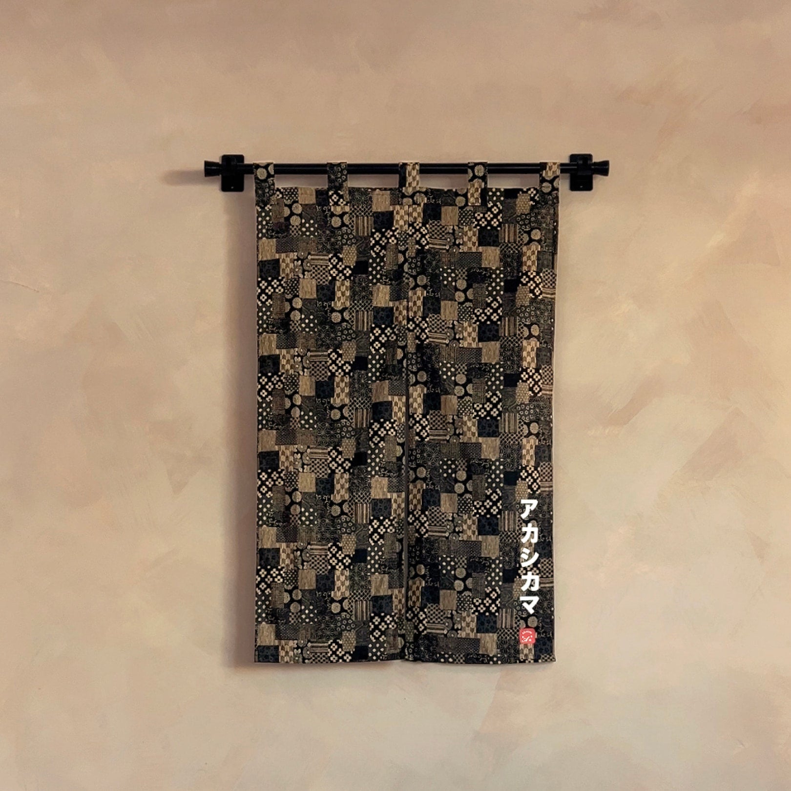 Japanese Noren Art Piece | Hanging Decor AKASHI-KAMA