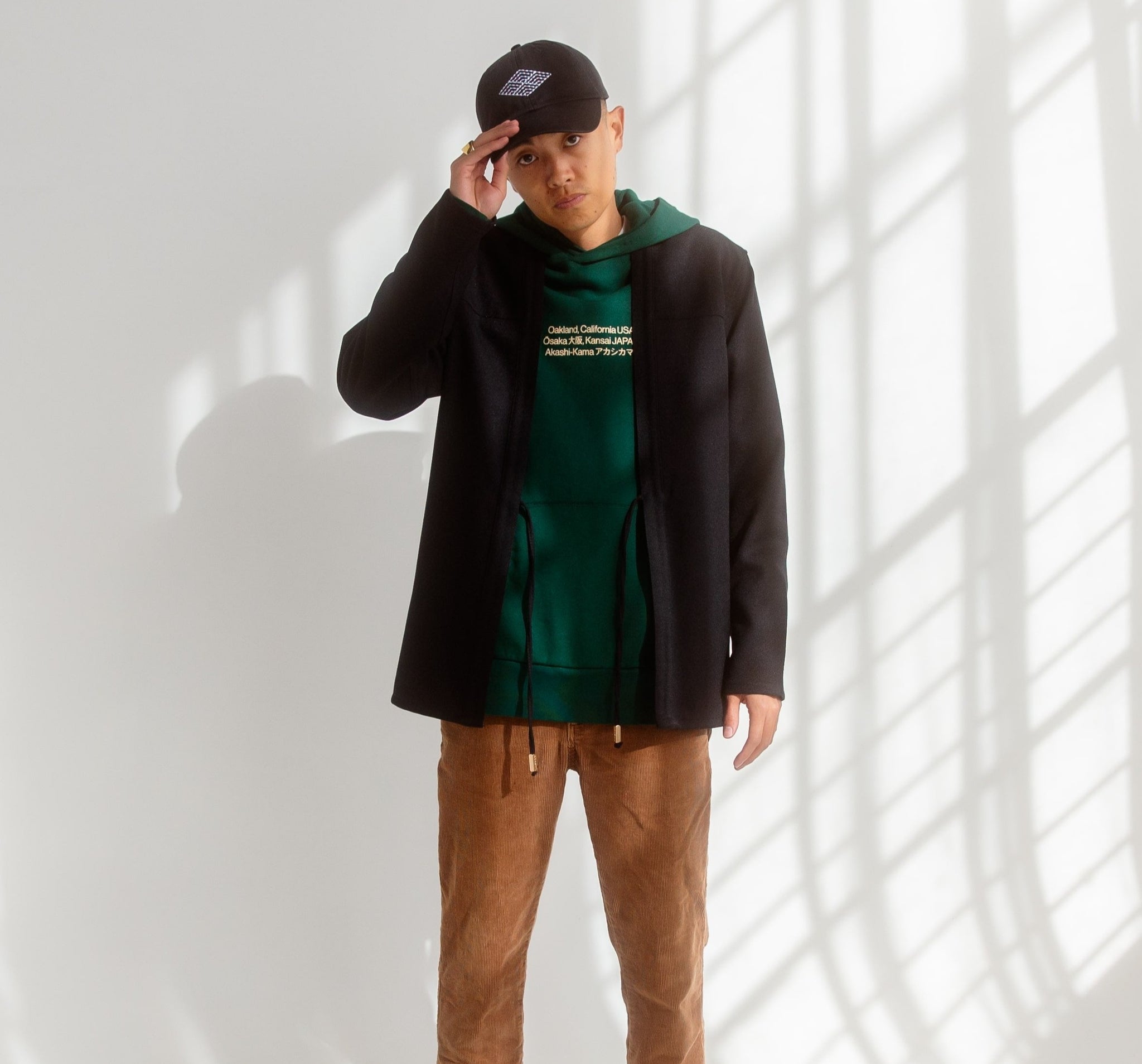 Noragi Jacket - Technical Black — AKASHI-KAMA